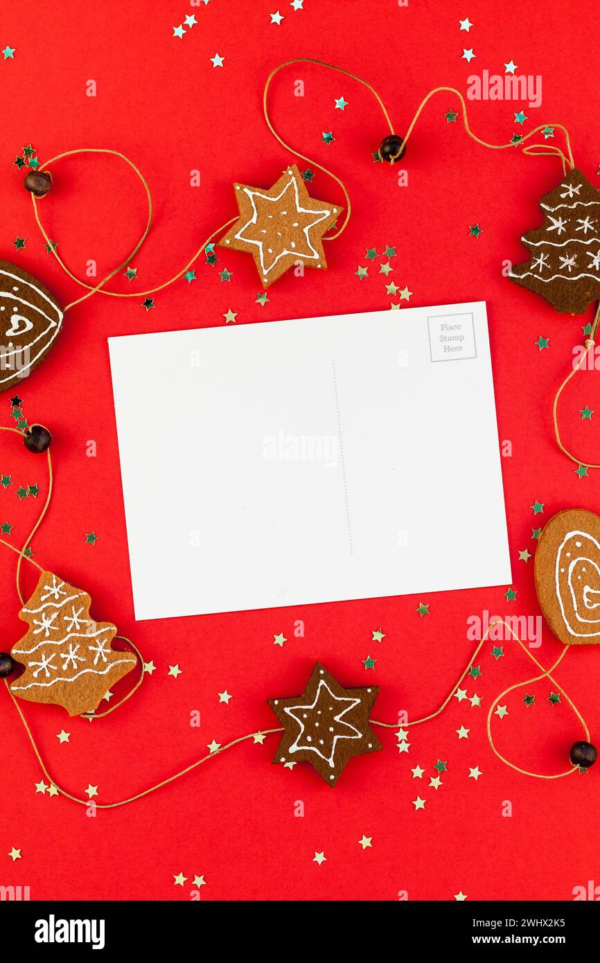 Christmas letter mock up hi-res stock photography and images - Alamy