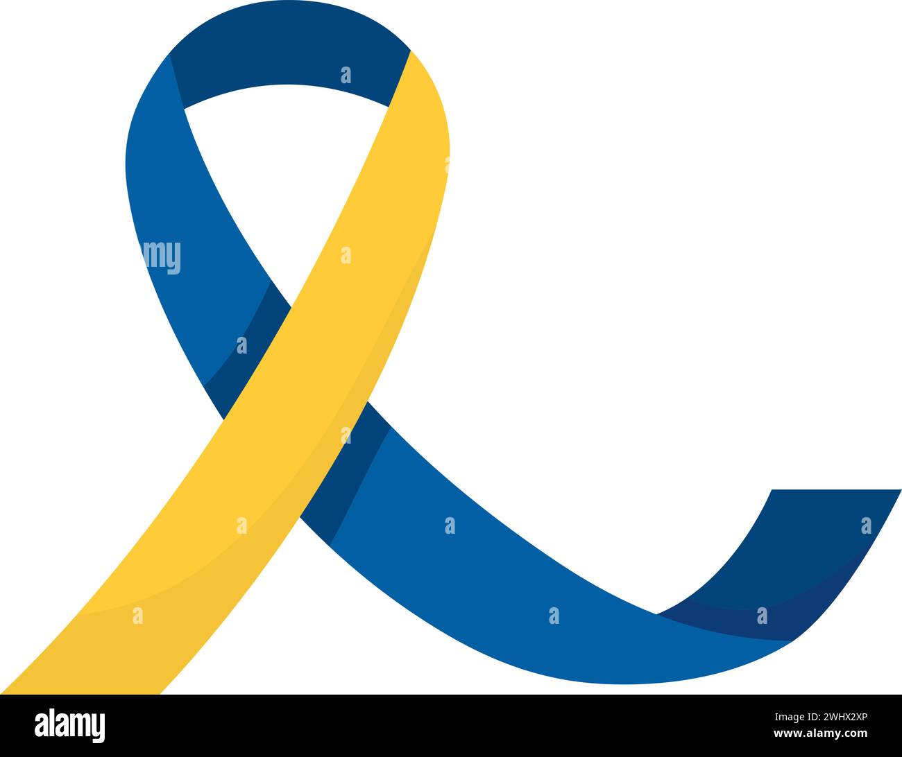 down syndrome ribbon illustration Stock Vector Image & Art - Alamy