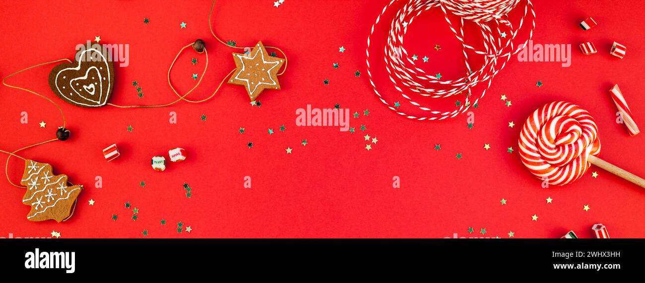 Flat lay christmas holiday hi-res stock photography and images - Alamy