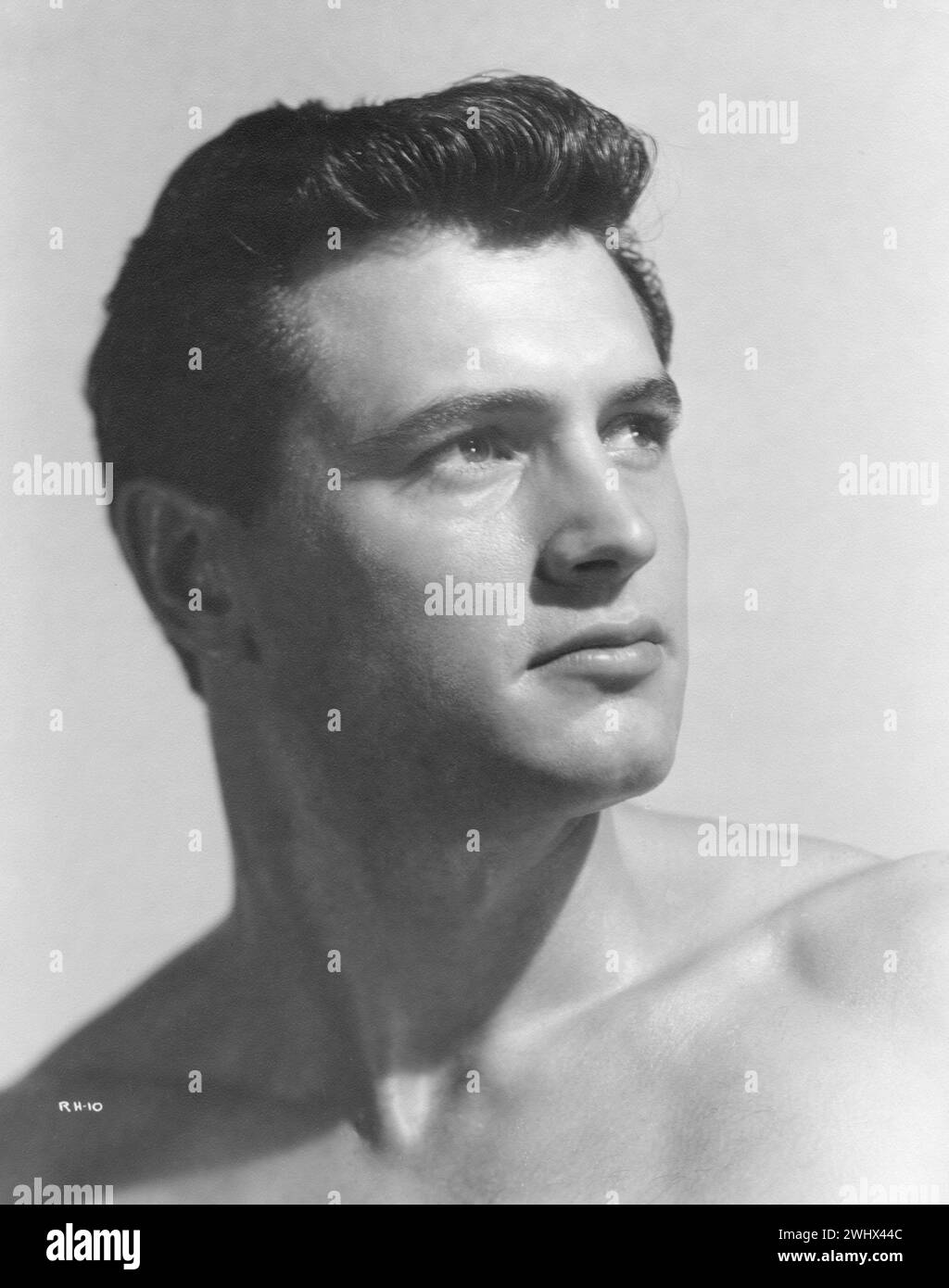 Early Publicity Portrait of American Film Actor Rock Hudson taken in ...