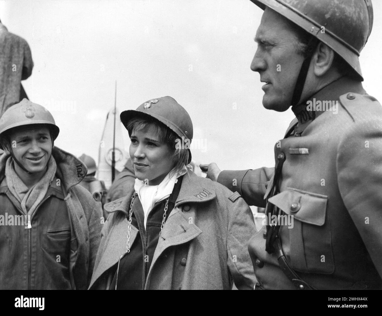 American Actor KIRK DOUGLAS with German actress SUSANNE CHRISTIAN ...