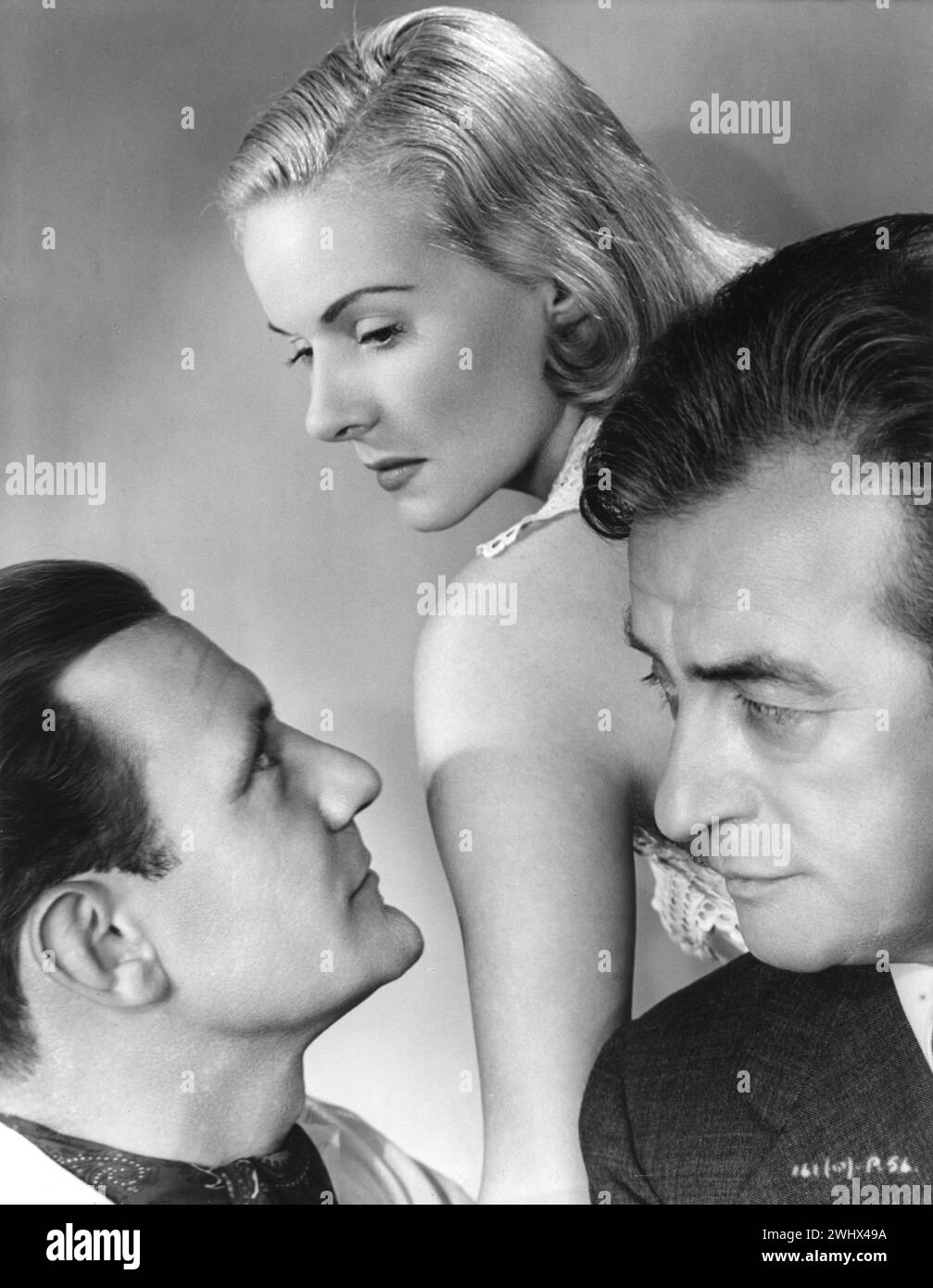 Publicity Portrait by JOHN VICKERS of ANN TODD, TREVOR HOWARD and CLAUDE RAINS for THE ...