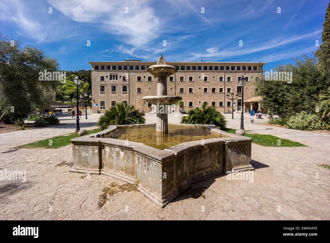 Santuario de LLuc Stock Photo - Alamy