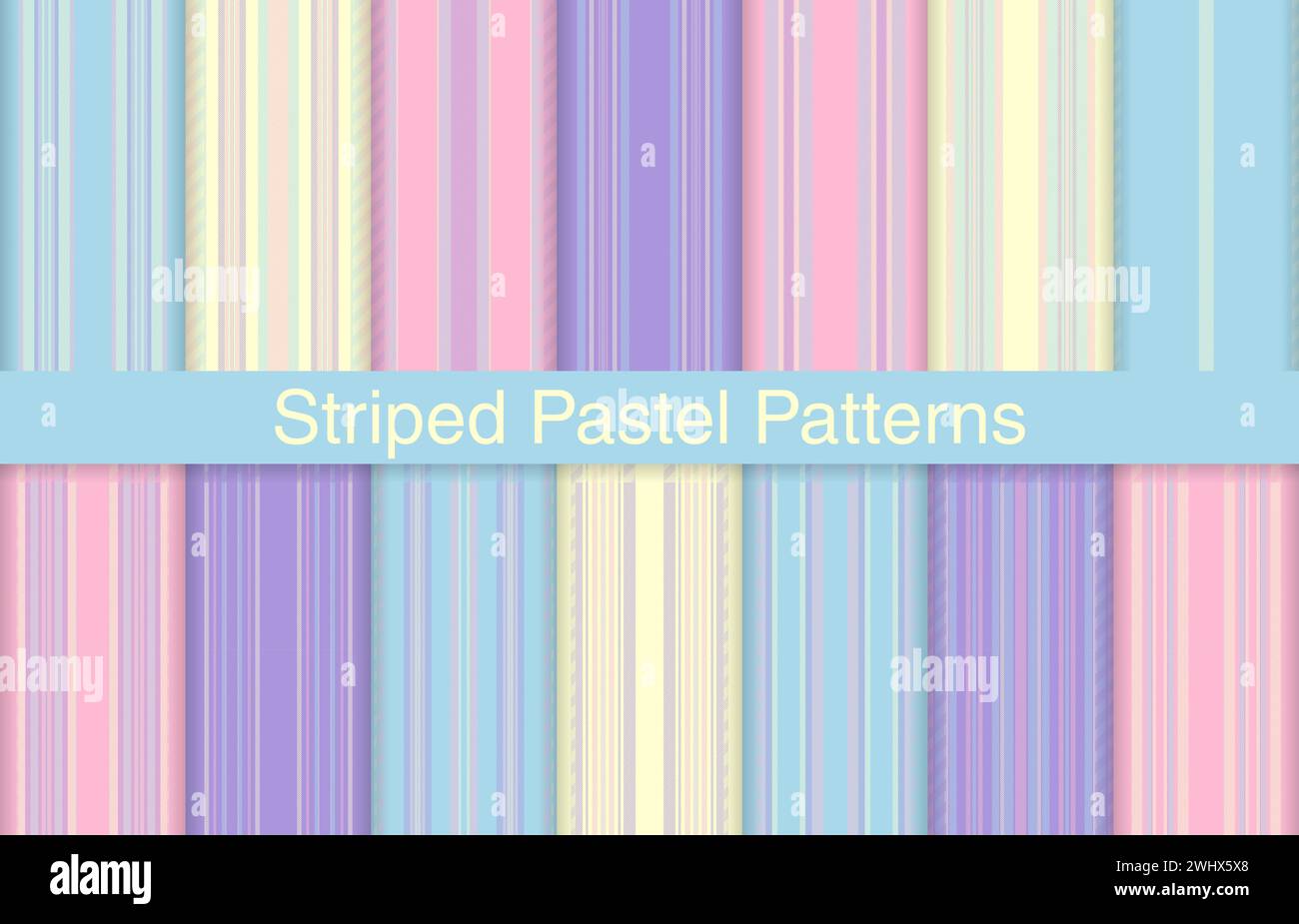 Trendy stripe collection, textile design, line fabric pattern for shirt ...