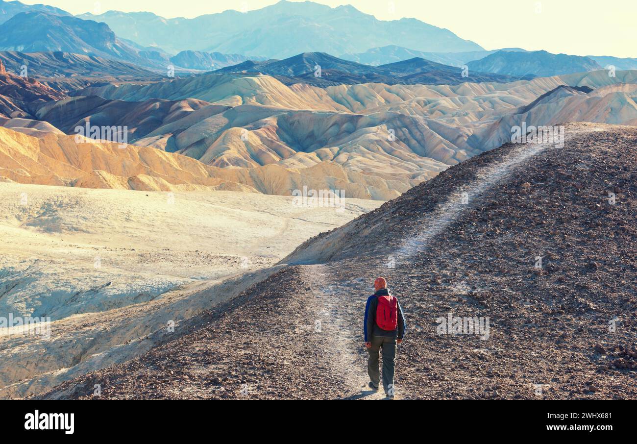 Zabriskie Point is a viewpoint in the Amargosa Range area of Death ...
