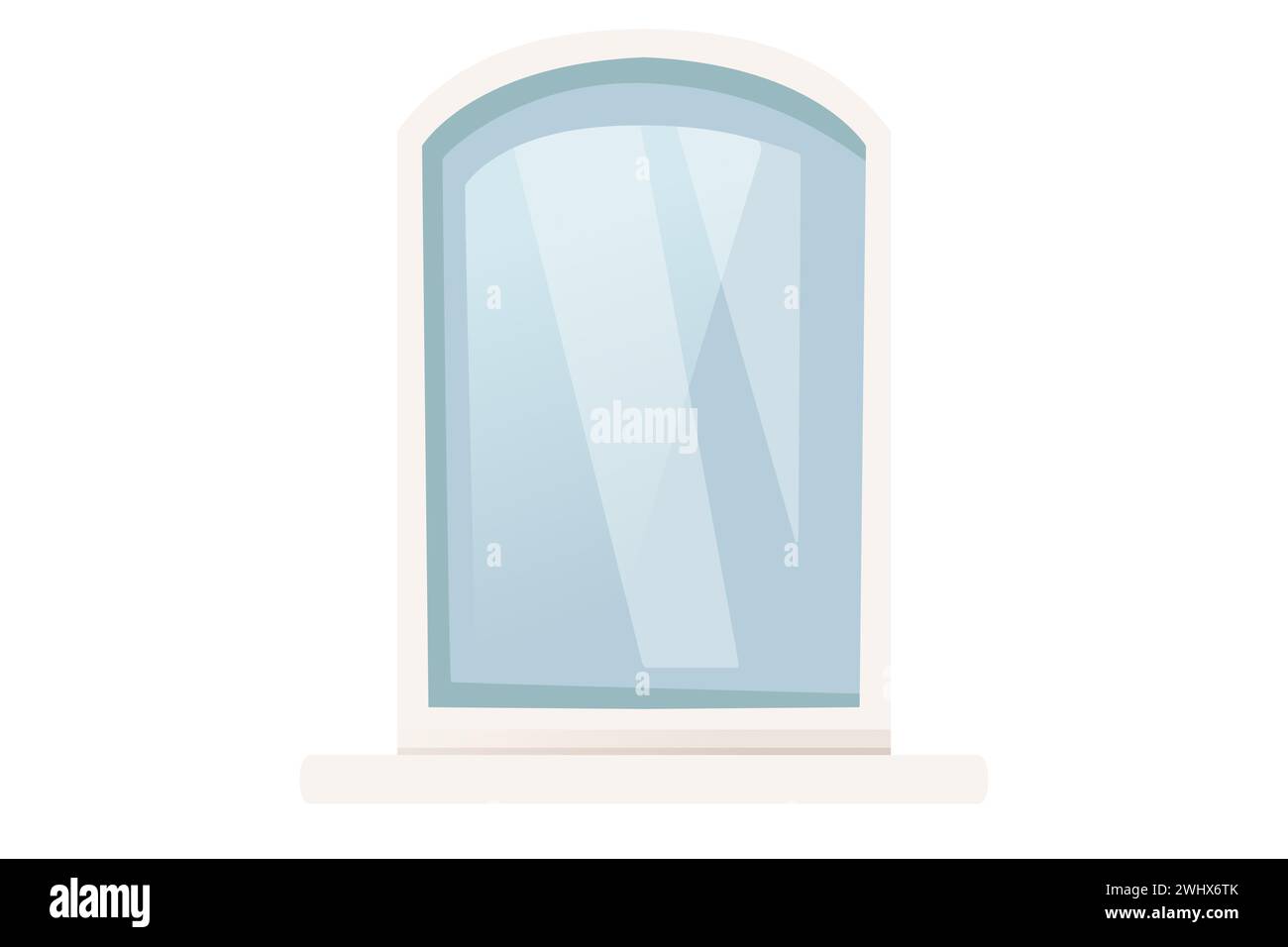 Home bath mirror vector illustration isolated on white background Stock ...