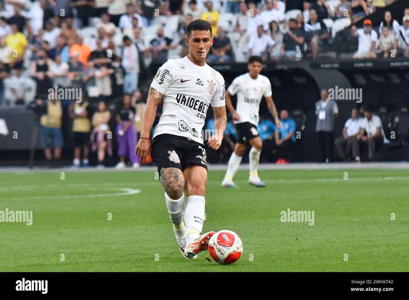 SÃO PAULO, SP - 11.02.2024: CORINTHIANS X PORTUGUESA - Matías Rojas ...