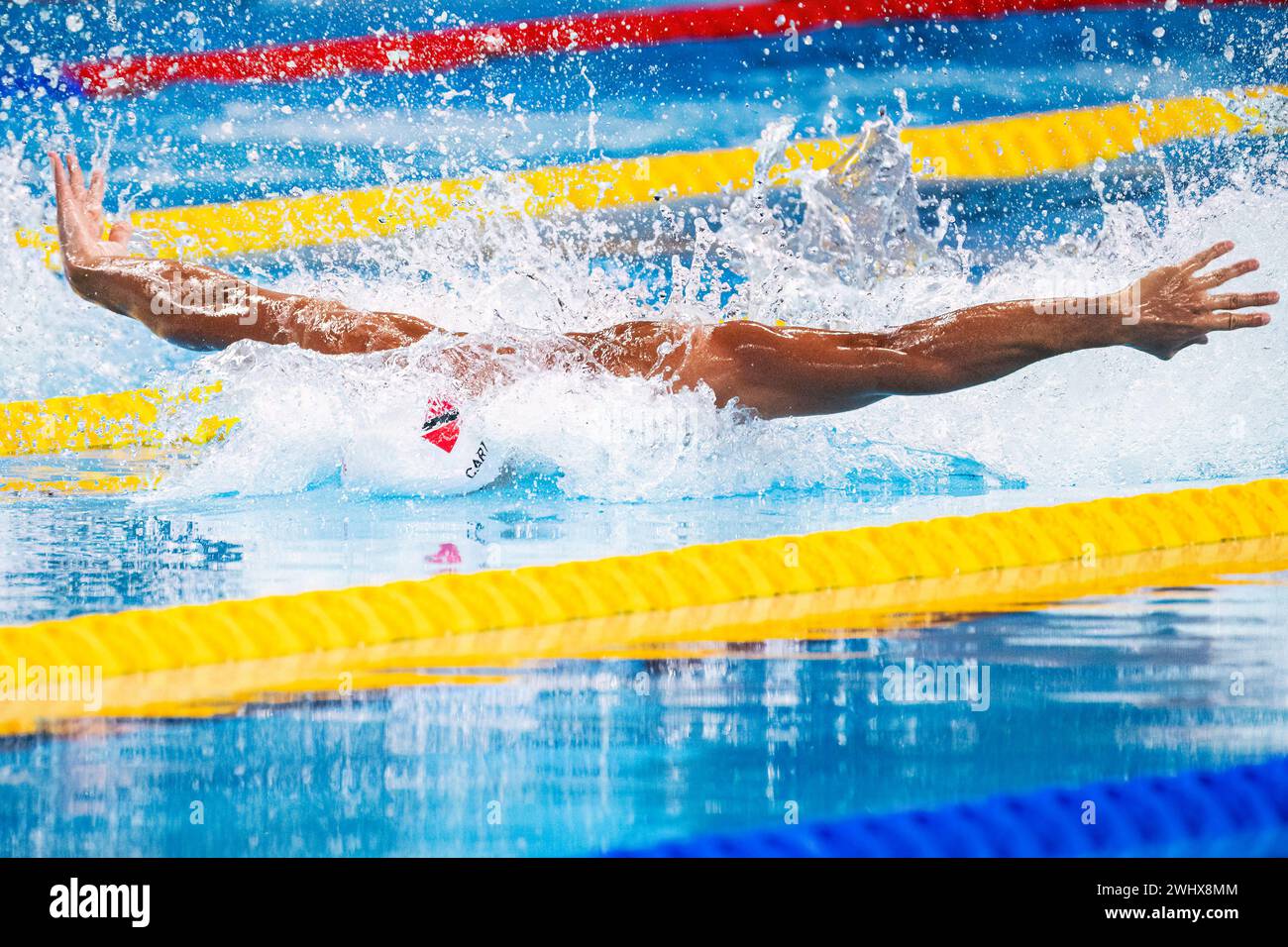 Doha, Qatar. 11th Feb, 2024. Dylan Carter of Trinidad and Tobago ...