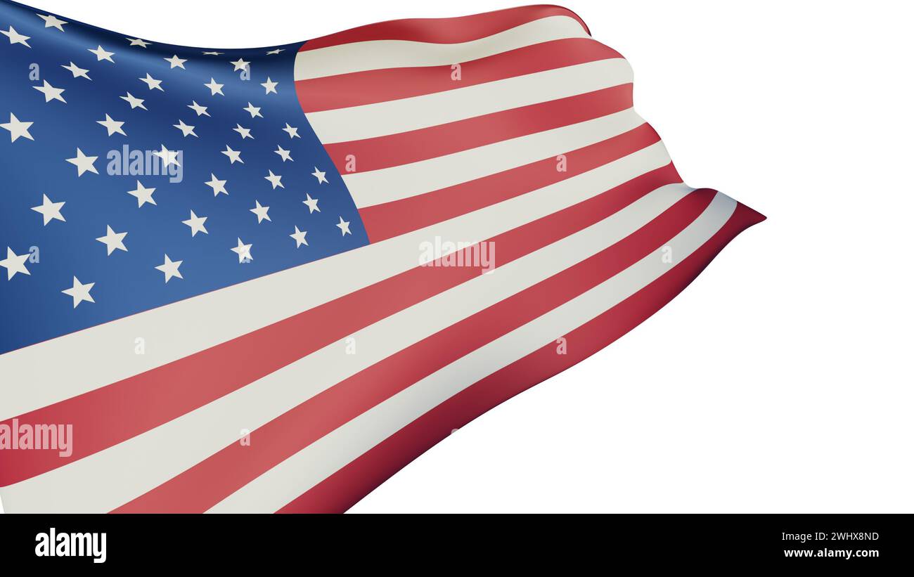US flag. American flag on transparent background Stock Photo - Alamy