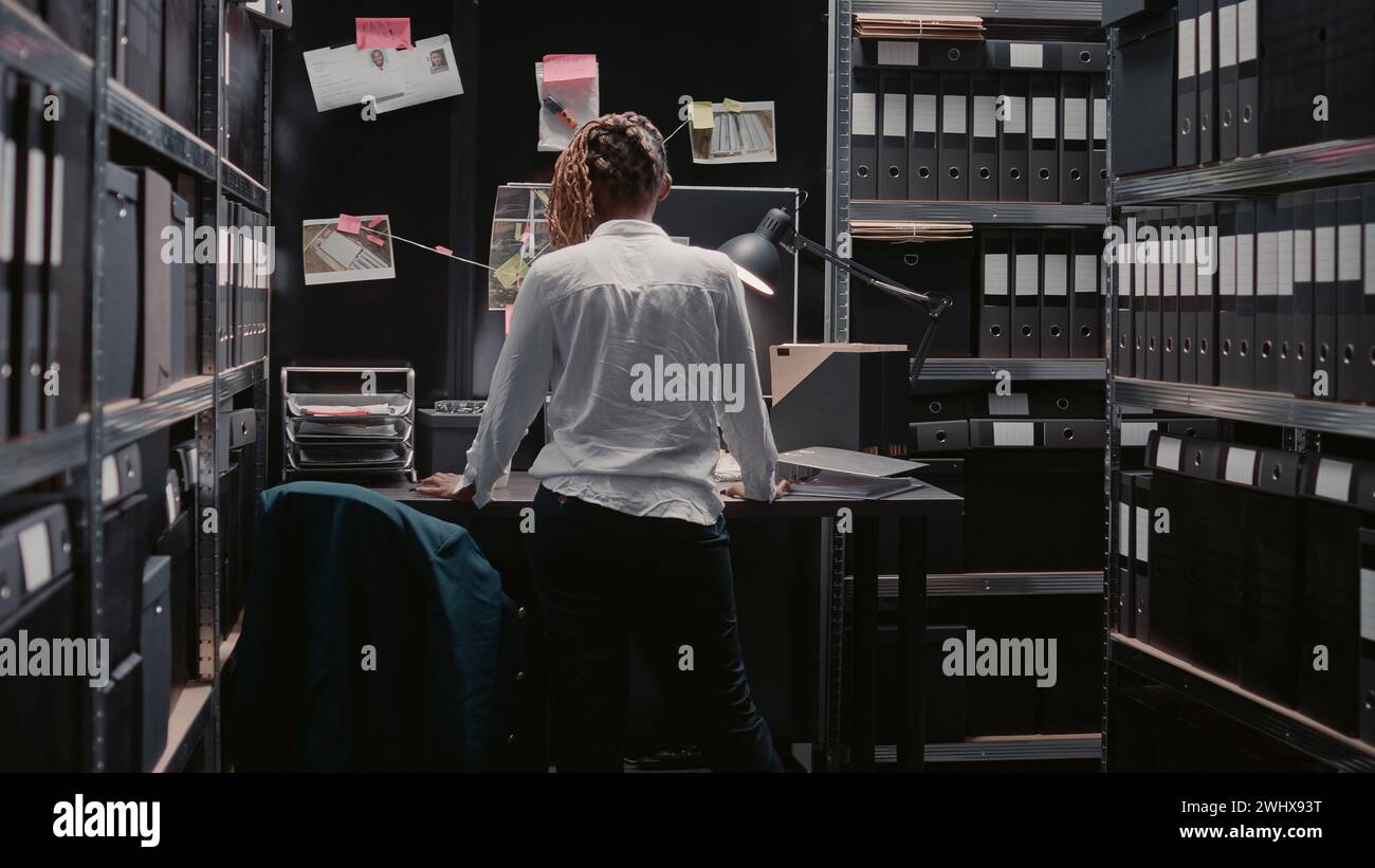 Reviewing identification papers hi-res stock photography and images - Alamy