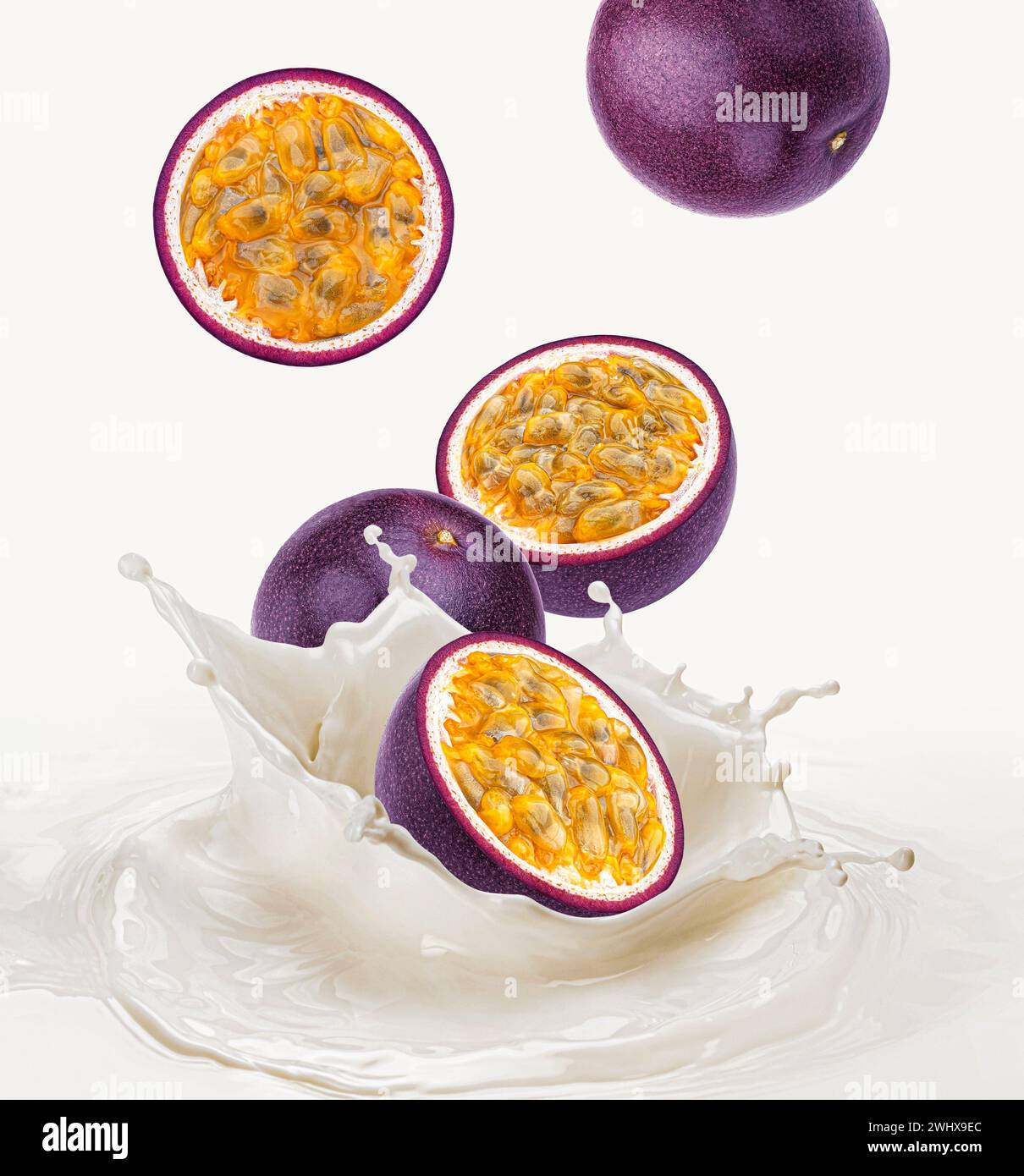 Milk and fruits hi-res stock photography and images - Alamy