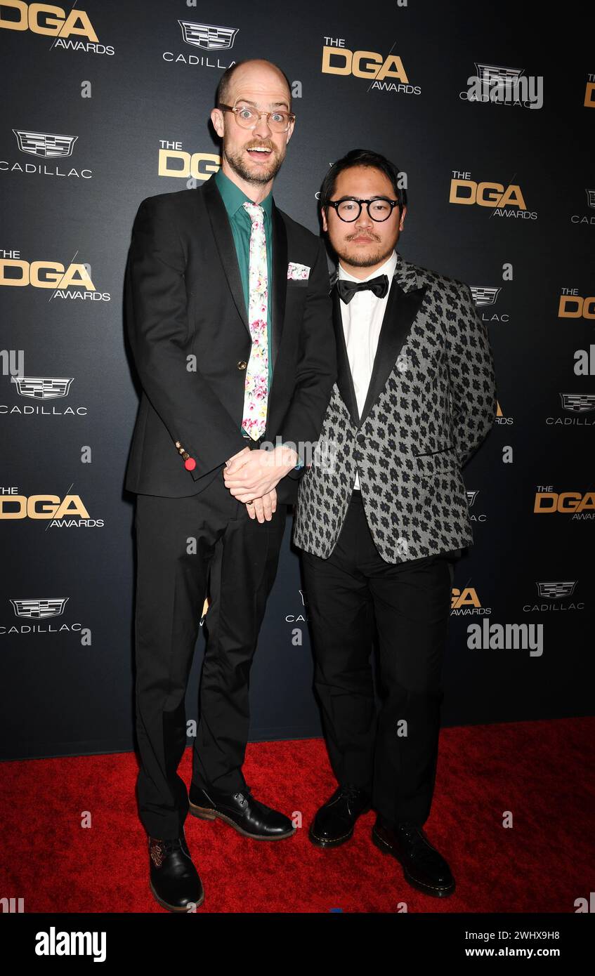 BEVERLY HILLS, CALIFORNIA - FEBRUARY 10: (L-R) Daniel Scheinert and ...