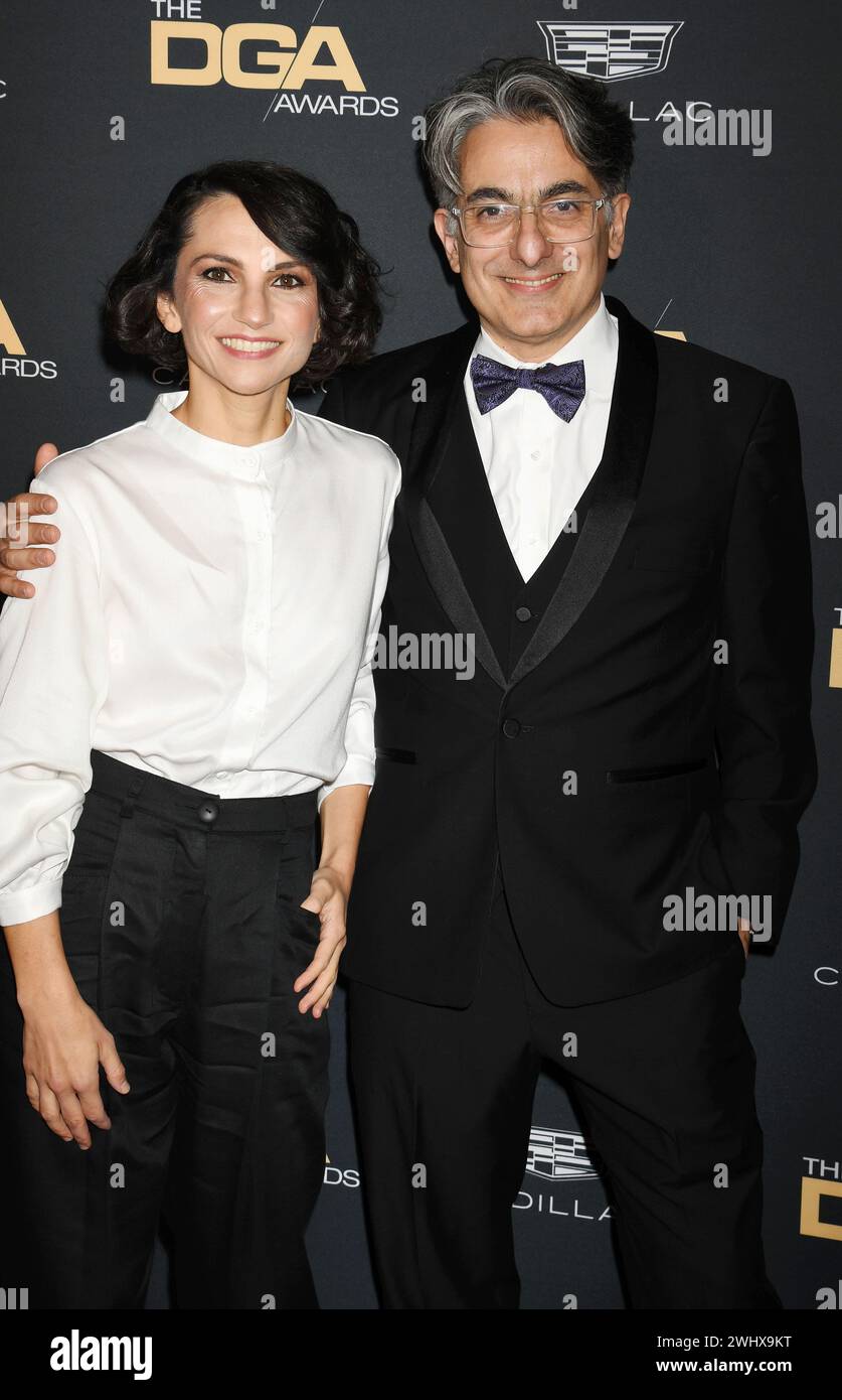 BEVERLY HILLS, CALIFORNIA - FEBRUARY 10: (L-R) Manuela Martelli and ...