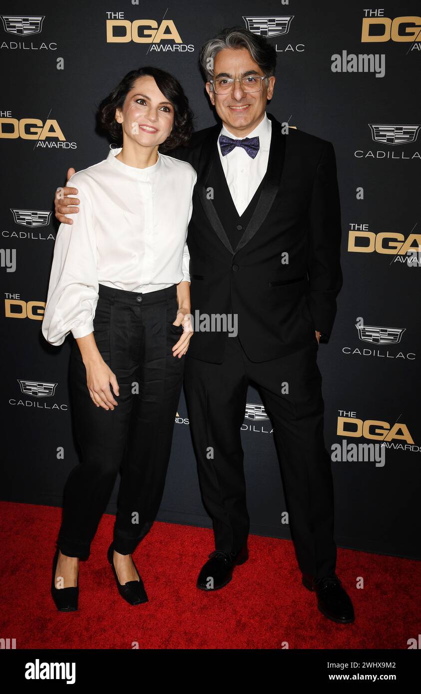 BEVERLY HILLS, CALIFORNIA - FEBRUARY 10: (L-R) Manuela Martelli and ...