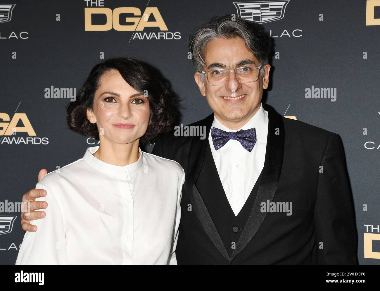 BEVERLY HILLS, CALIFORNIA - FEBRUARY 10: (L-R) Manuela Martelli and ...