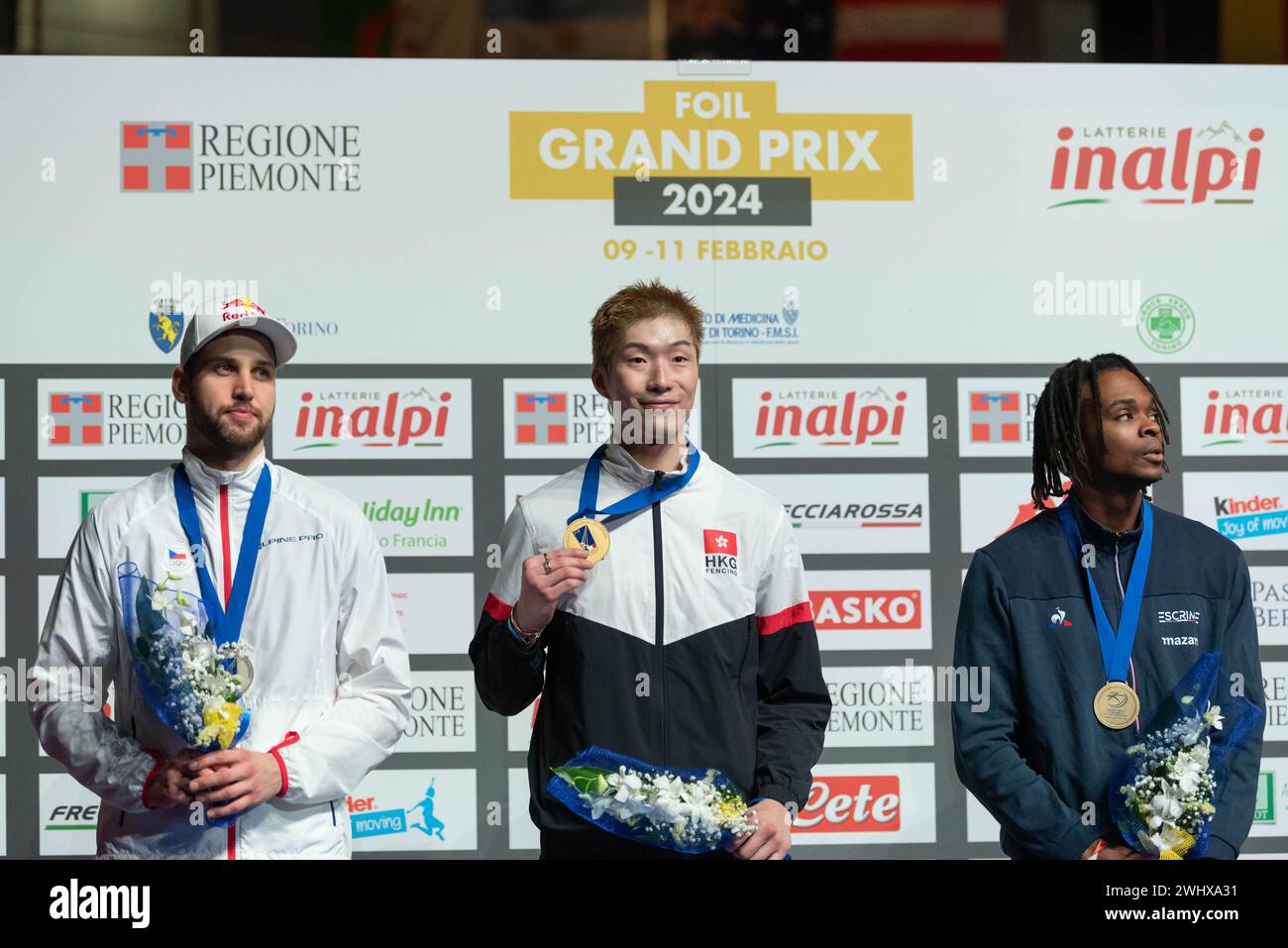 Torino, Turin, Italy. 11th Feb, 2024. Alexander Choupenitch (CZ), Ka ...