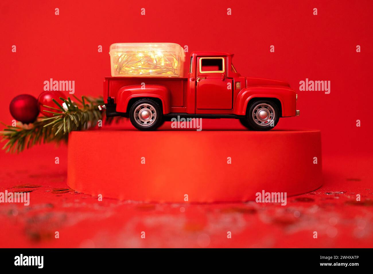 Trunk car christmas present hi-res stock photography and images - Alamy
