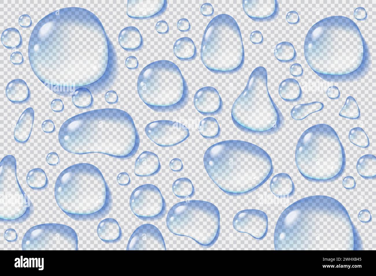 Transparent drops background. Condensate glass in macro texture Stock ...