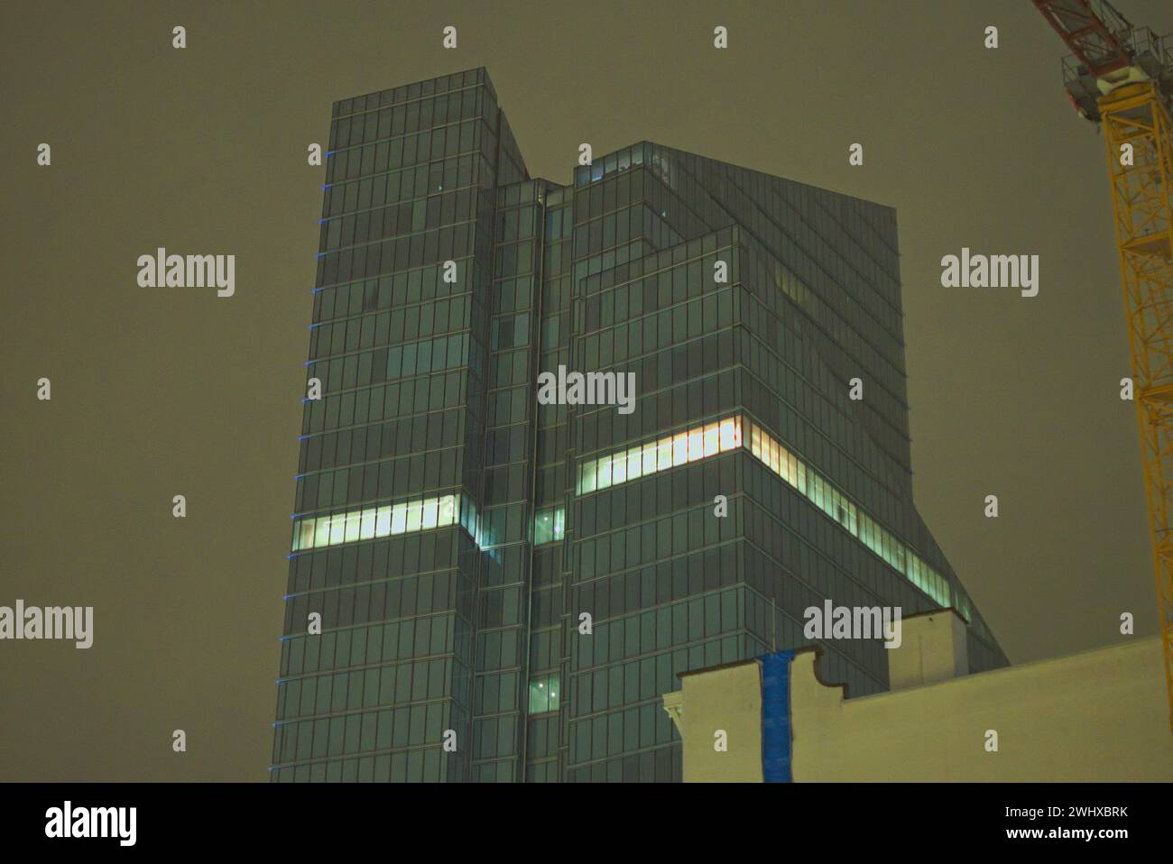 Brussels, Belgium. 5 February 2024. Facade of buildings in Brussels ...