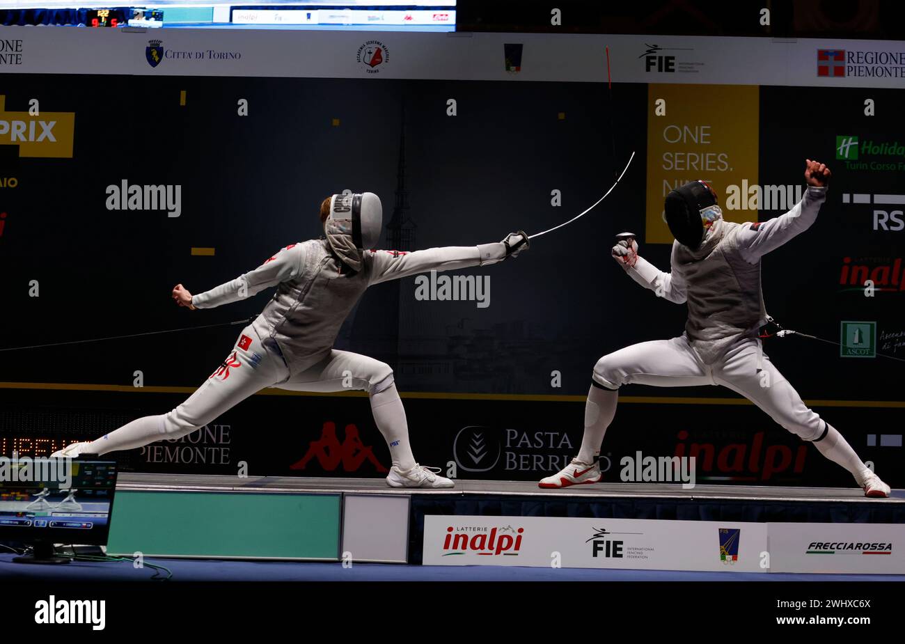 11 February 2024, Turin. Fencing Grand Prix, Trofeo Inalpi 2024 Stock ...