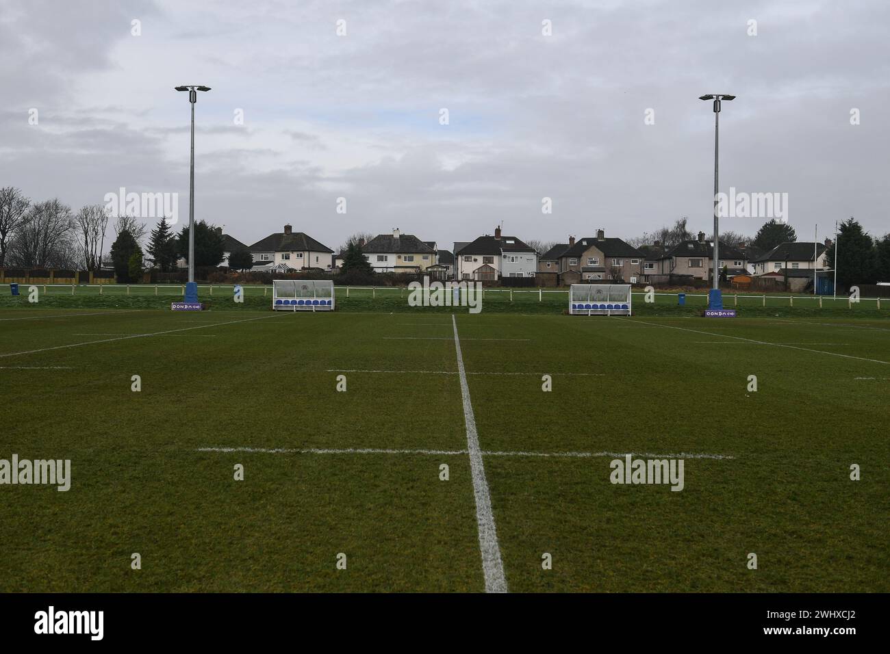 Halifax, England - 7th February 2024 - Siddal ARLFC general view. Rugby ...