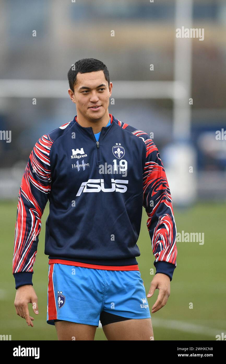 Halifax, England - 7th February 2024 - Wakefield Trinity's Isiah Vagana ...