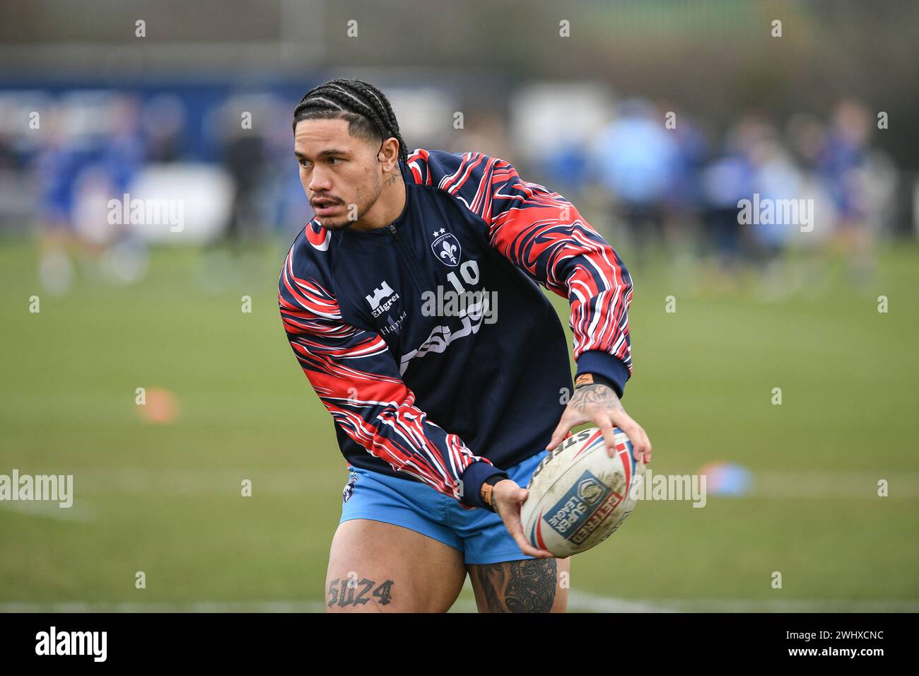Halifax, England - 7th February 2024 - Wakefield Trinity's Renouf Atoni ...