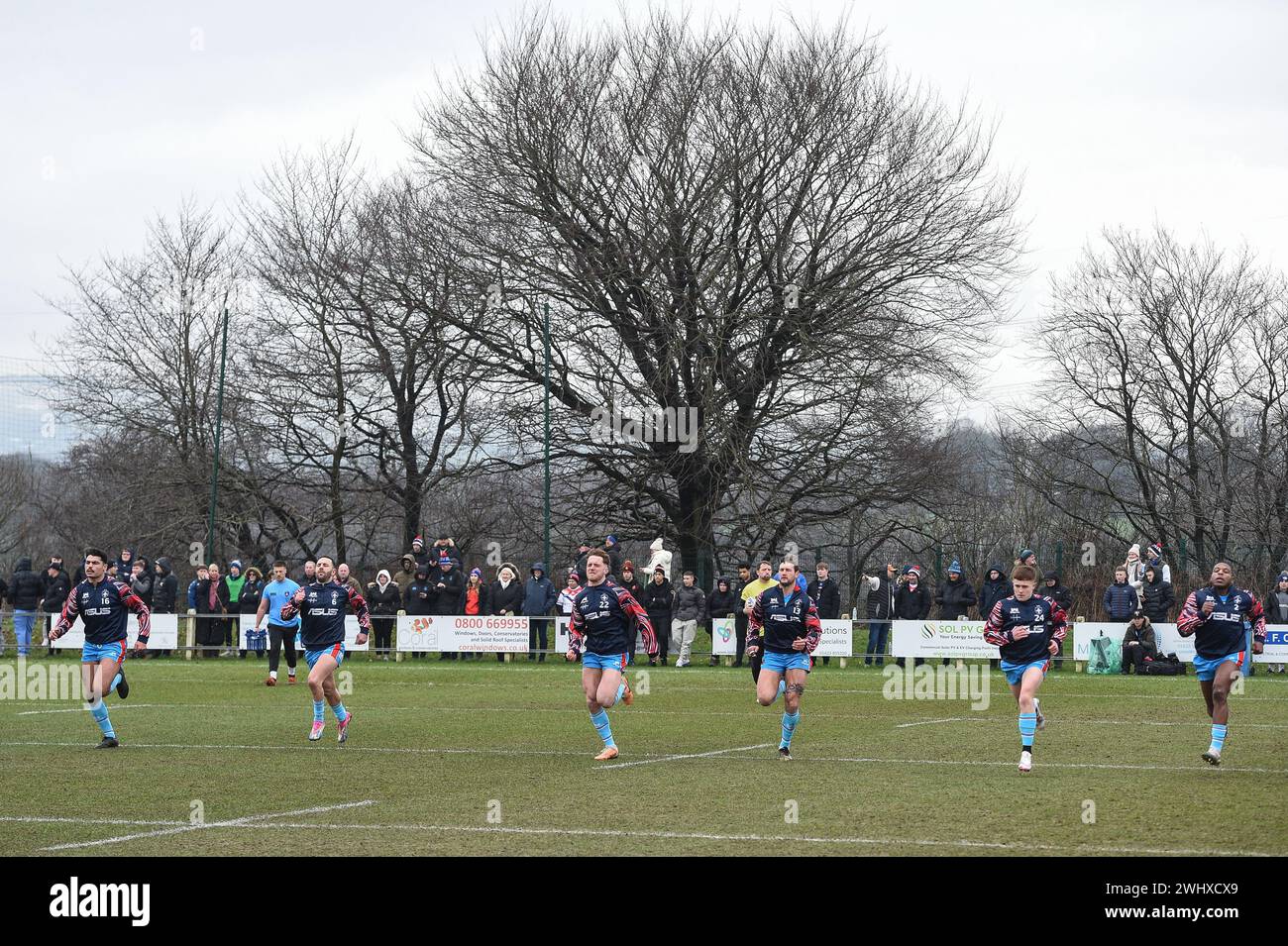 Halifax, England - 7th February 2024 - Wakefield Trinity warm up ...