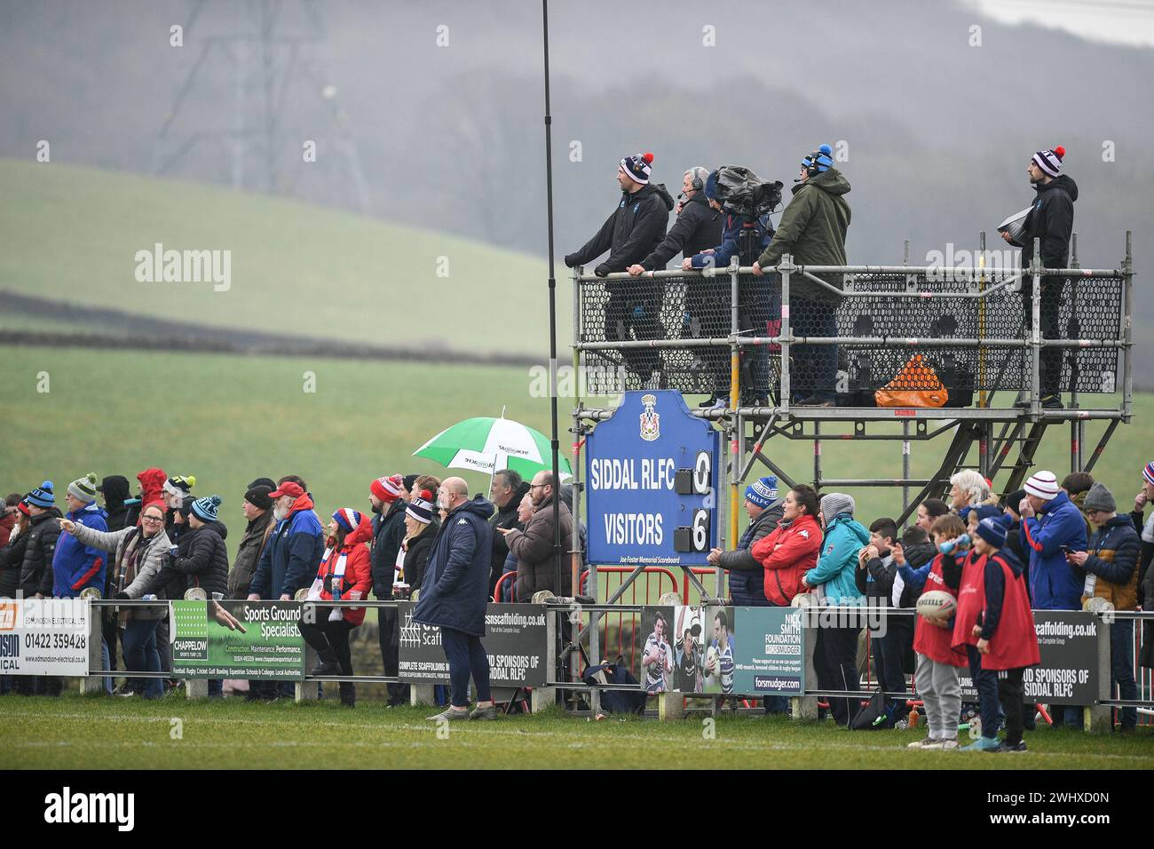 Halifax, England - 7th February 2024 - Observers. Rugby League ...