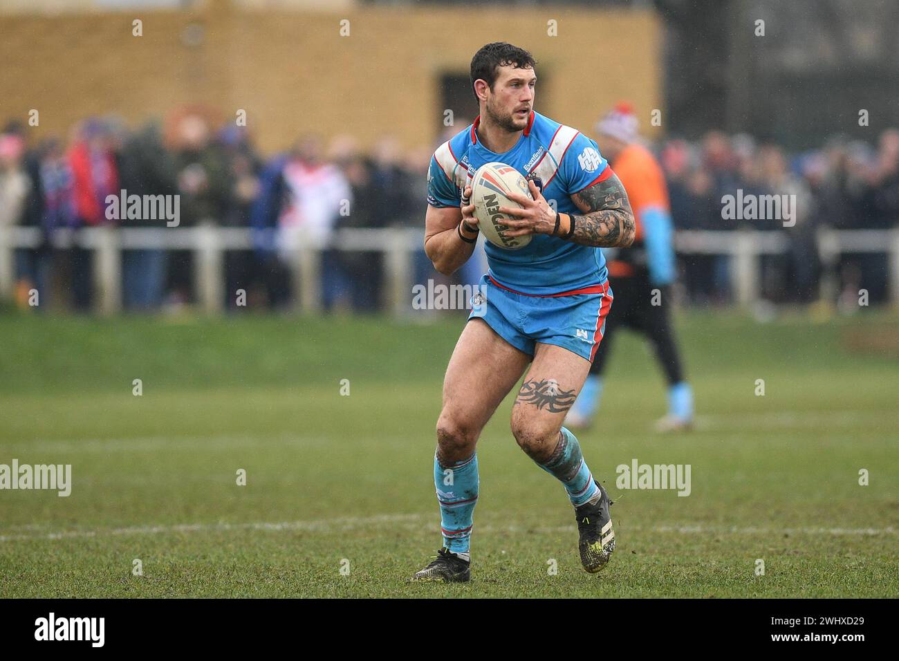 Halifax, England - 7th February 2024 - Wakefield Trinity's Jay Pitts ...