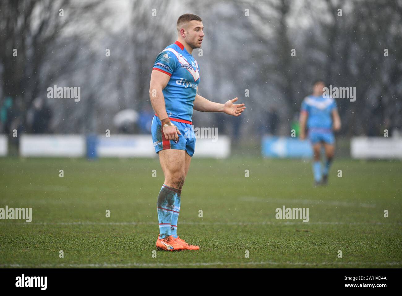Halifax, England - 7th February 2024 - Wakefield Trinity's Thomas Doyle ...