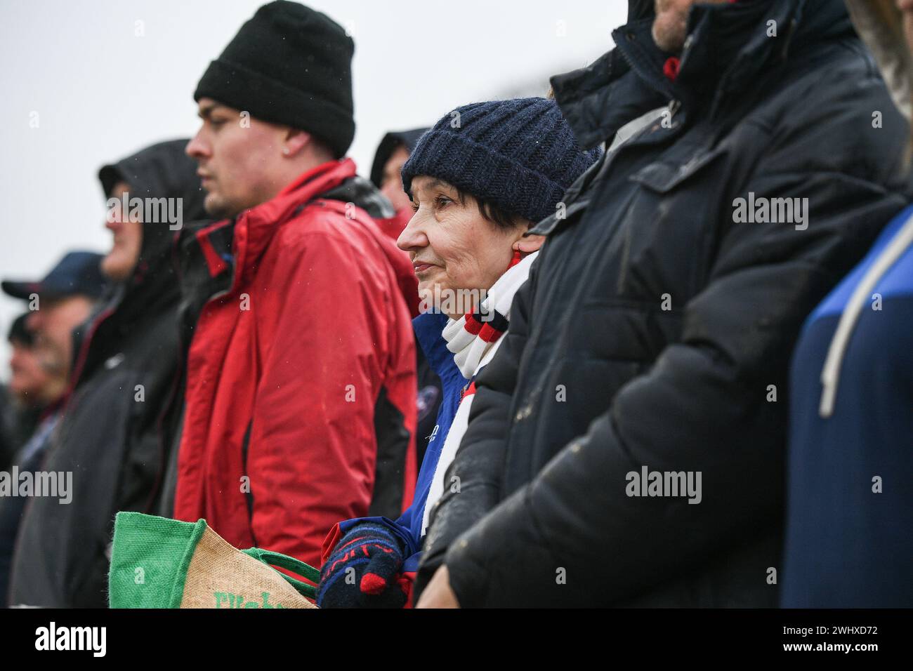 Halifax, England - 7th February 2024 - Wakefield Trinity fans. Rugby ...