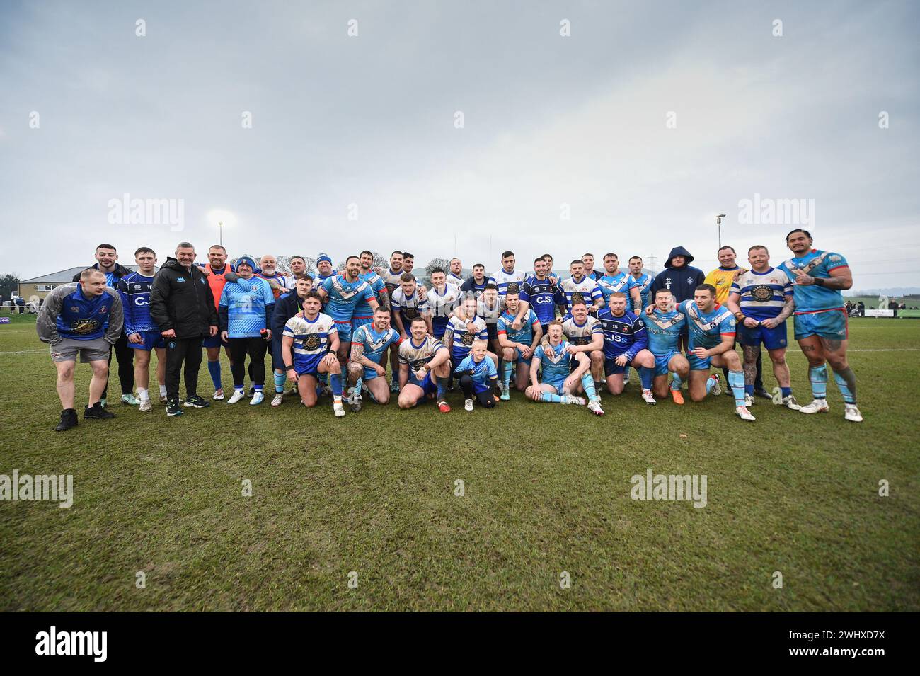 Halifax, England - 7th February 2024 - Team pose for photograph after ...