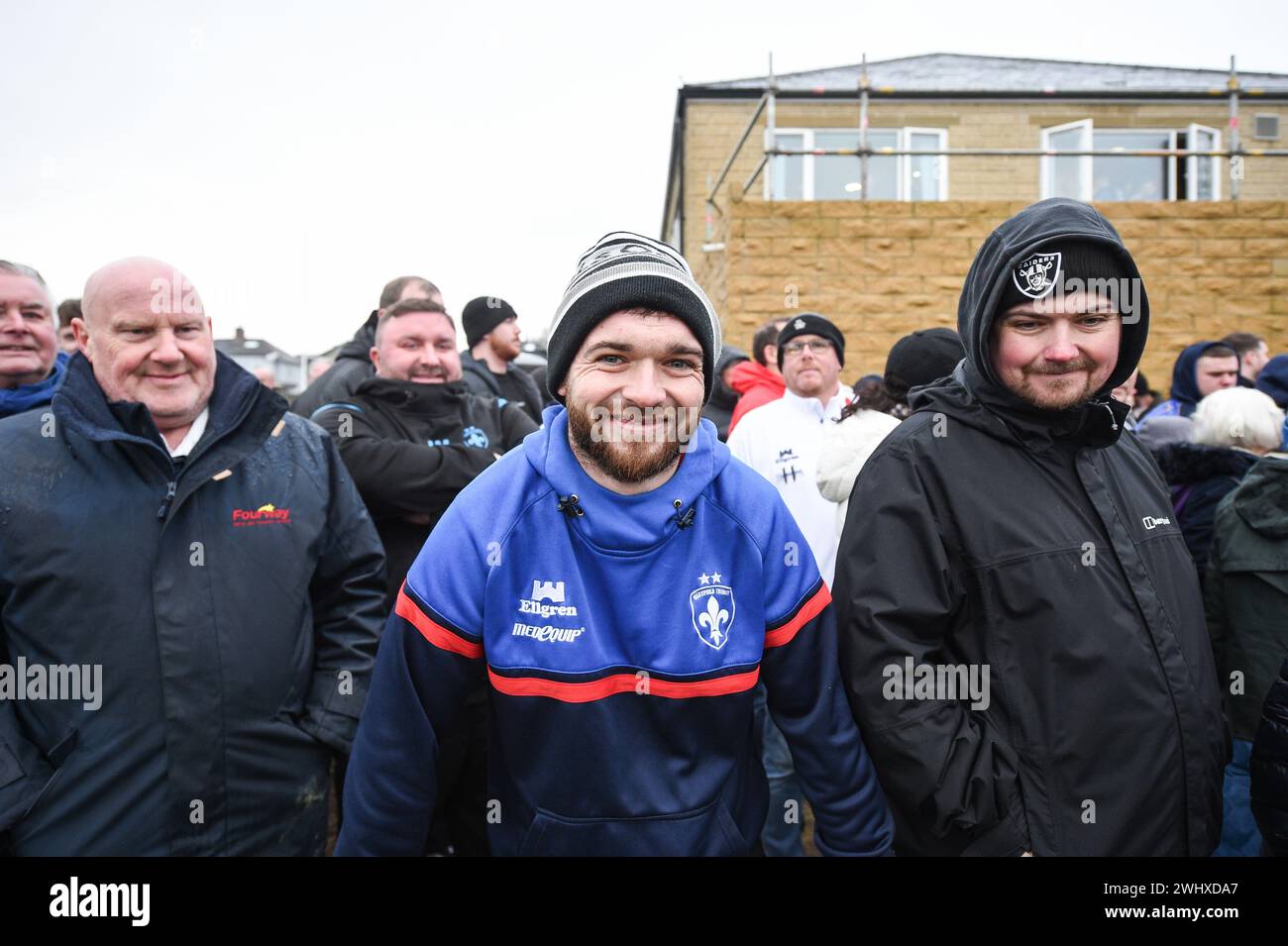Halifax, England - 7th February 2024 - Wakefield Trinity fans. Rugby ...