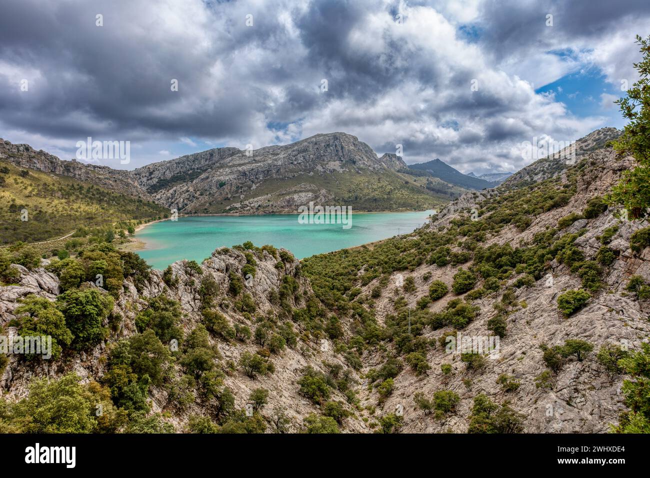 Embassament de Cuber, A reservoir in the Serra de Tramuntana mountains ...
