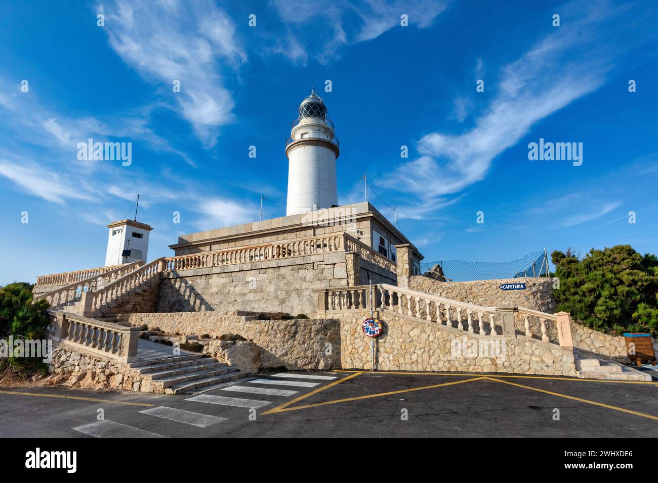 Lighthouse at Cape Formentor in the Coast of North Mallorca, Spain ...