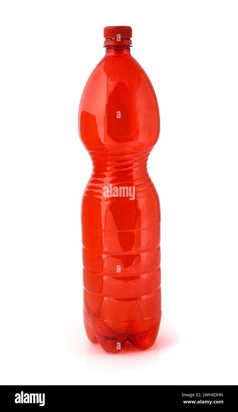 Plastic bottles red liquid Cut Out Stock Images & Pictures - Alamy