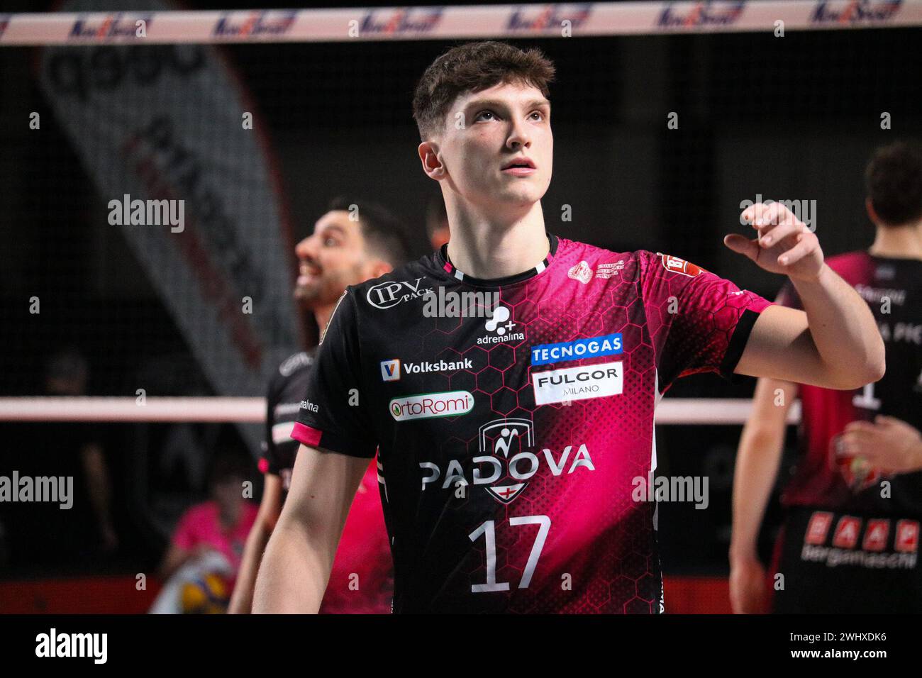 Padova, Italy. 11th Feb, 2024. LUCA PORRO (PALLAVOLO PADOVA) during ...