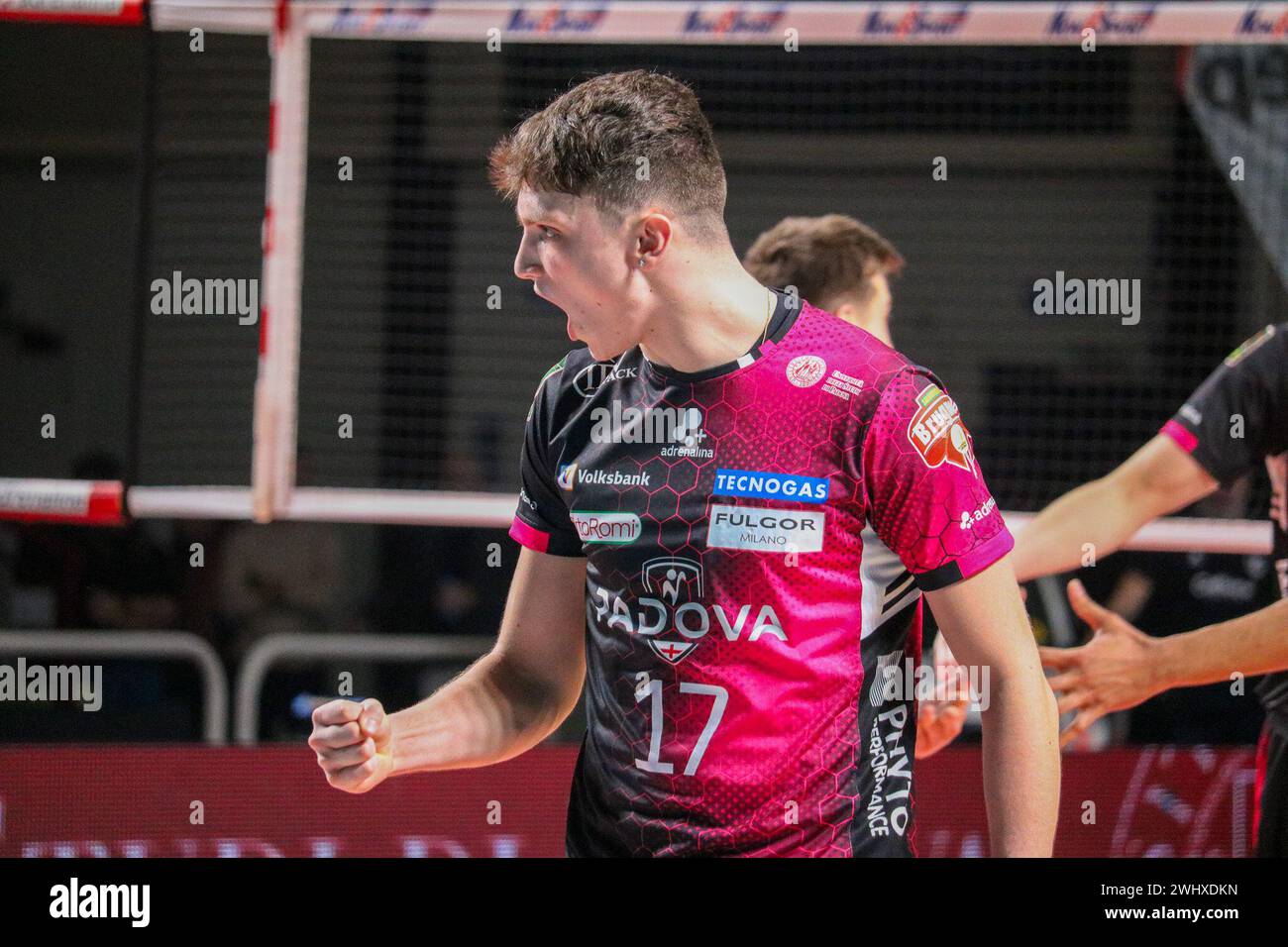 Padova, Italy. 11th Feb, 2024. LUCA PORRO (PALLAVOLO PADOVA) during ...