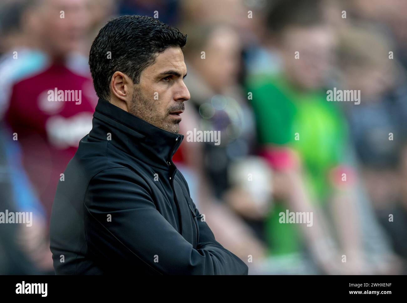 London, UK. 11th Feb, 2024. Mikel Arteta Head Coach Arsenal FC during ...