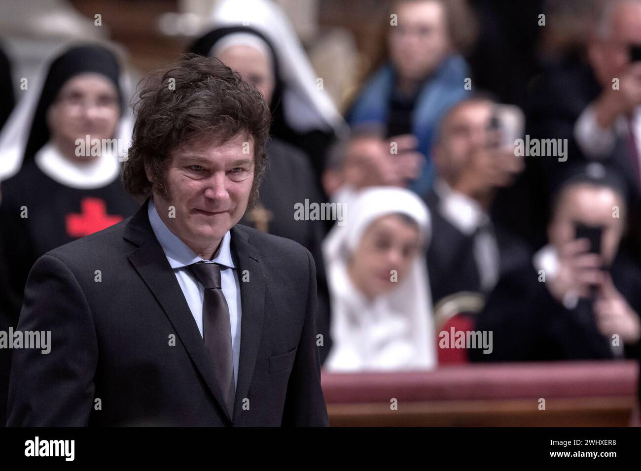 Vatican City, Vatican, 11 February 2024. Argentina's President Javier ...