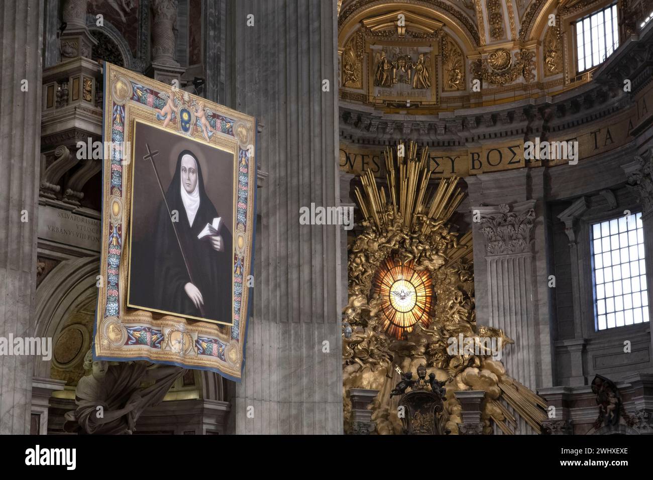 Vatican City, Vatican, 11 February 2024. Pope Francis presides the ...