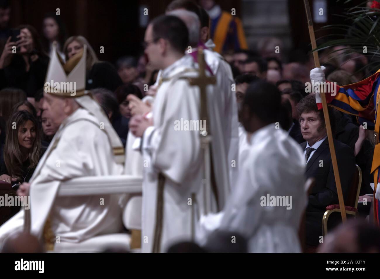 Vatican City, Vatican, 11 February 2024. Argentina's President Javier ...
