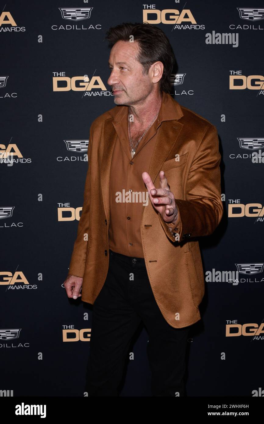 February 10, 2024, Los Angeles, California, USA: DAVID DUCHOVNY at the ...