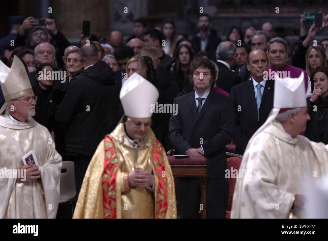 Vatican City, Vatican, 11 February 2024. Argentina's President Javier ...