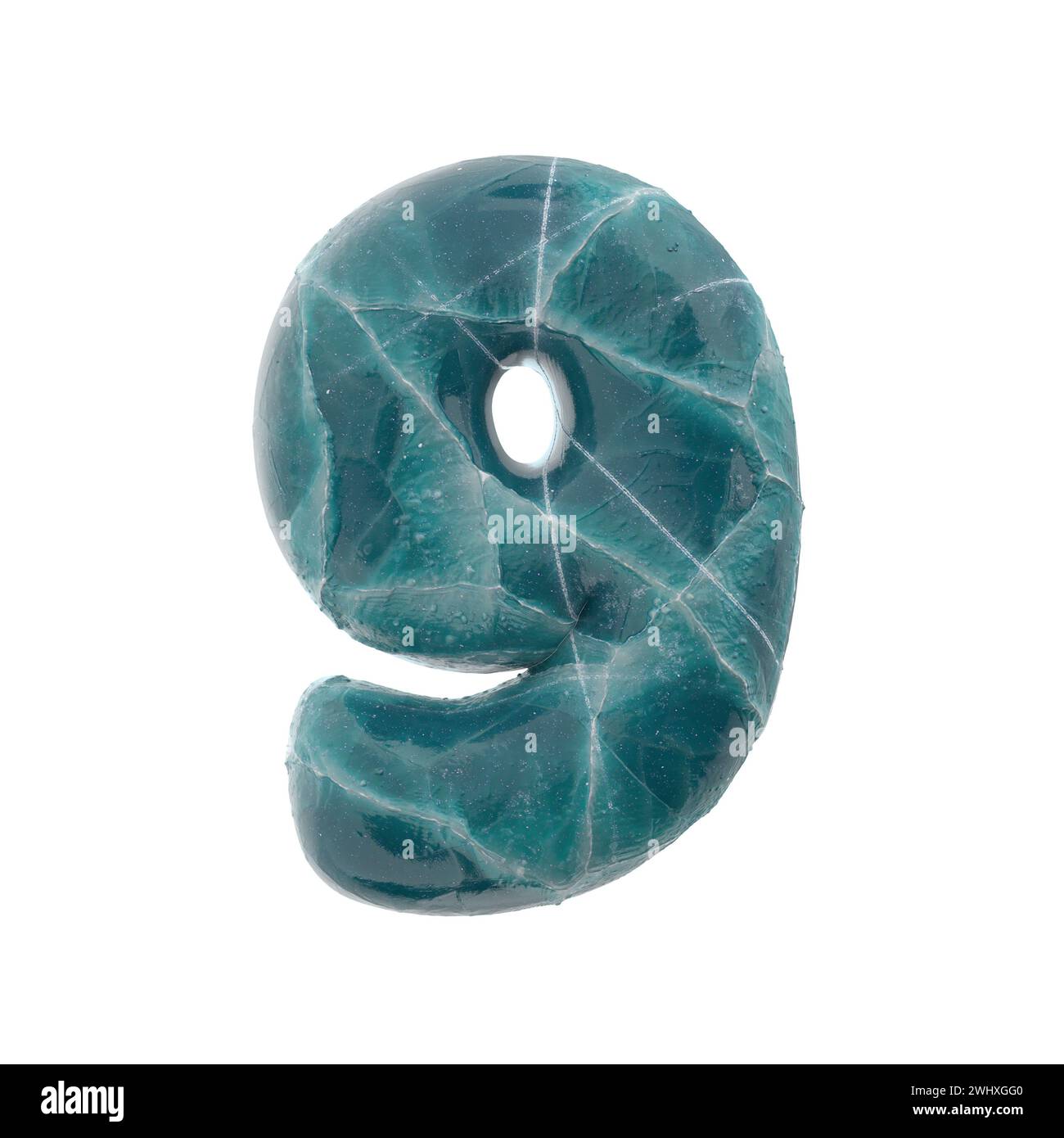 Frozen ice font Cut Out Stock Images & Pictures - Alamy