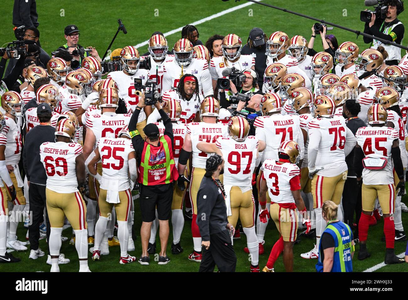 Las Vegas, USA. 11th Feb, 2024. San Francisco 49ers linebacker #54 Fred ...