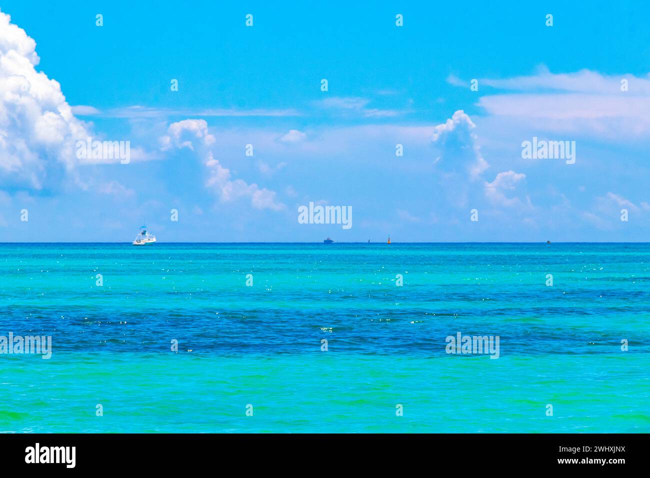 Boat yacht catamaran ship ferry jetty pier and harbor at the tropical ...