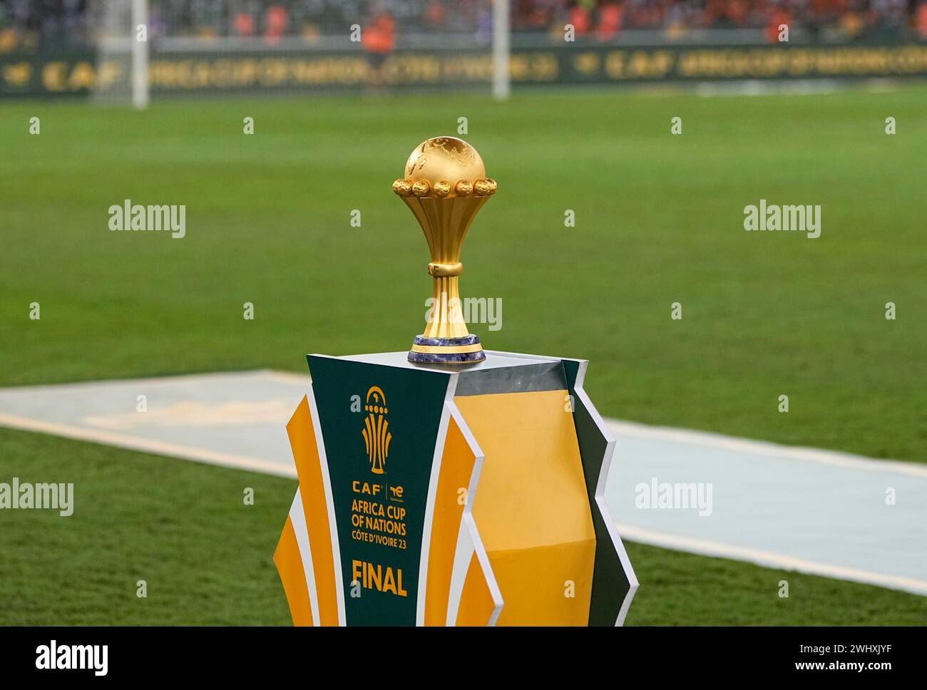 February 11 2024: Africa Cup of Nations trophy during a African Cup of ...