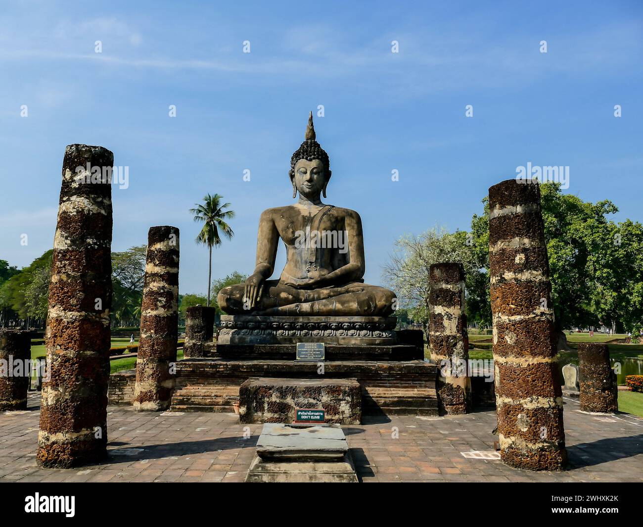 Temple in ayutthaya thailand, digital photo picture as a background ...